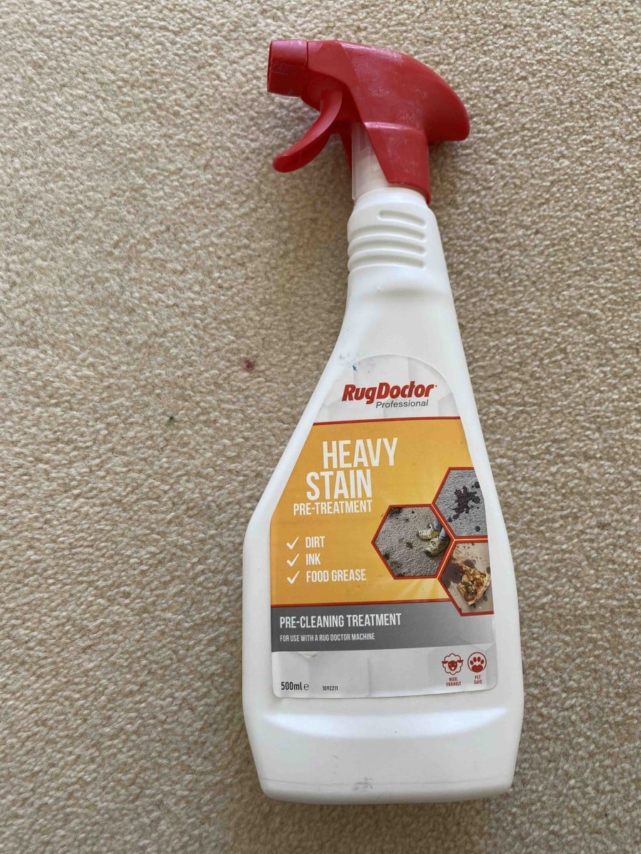 Review: Rug Doctor Heavy Stain Pre-Treatment Spray